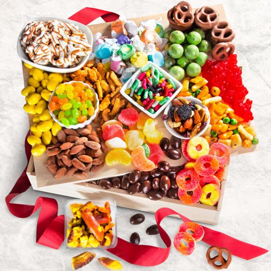 Snack All Day Deluxe Gift Crate - AC4019 | A Gift Inside