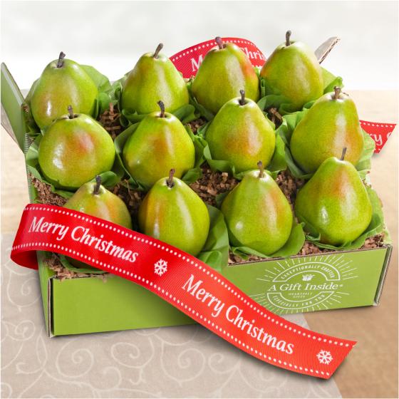 Merry Christmas Comice Pears Ultimate Fruit Gift Box - AB2007X | A Gift ...