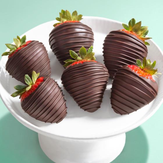 Tall, Dark & Dreamy Dipped Strawberries - 6 Berries - ACD1009 | A Gift ...