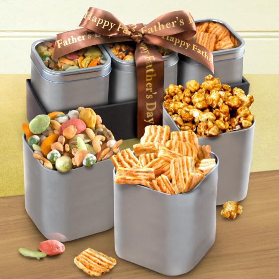 Father's Day Favorites Snack Tins Trio - GS1022F | A Gift Inside
