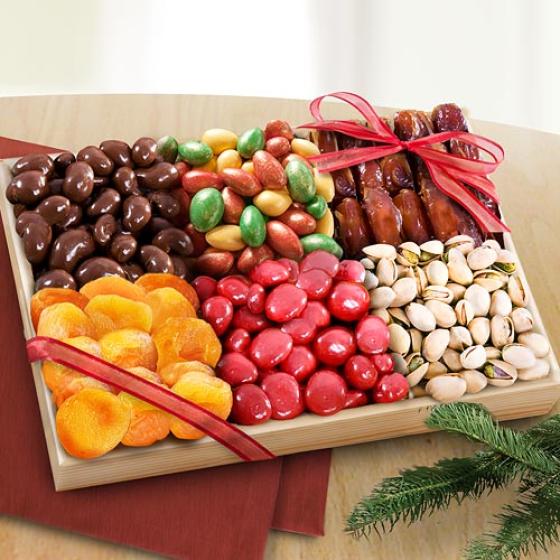 Fruit, Nuts and Sweets to Share Gift Tray - AP8070 | A Gift Inside