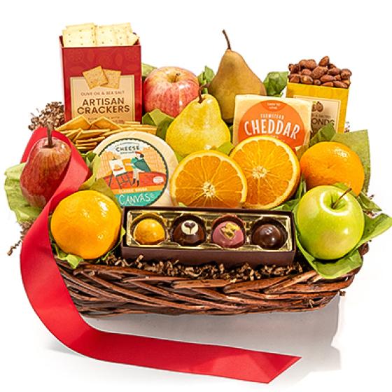 The Classic Deluxe Fruit Basket - AA4101 | A Gift Inside