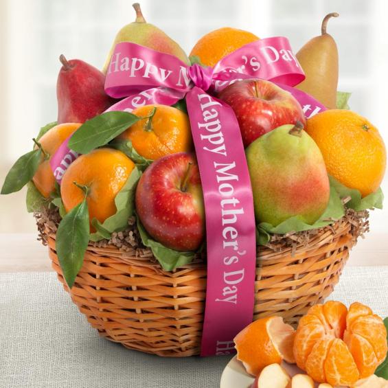 Happy Mothers Day Best Fruit Basket Aa4103m A T Inside