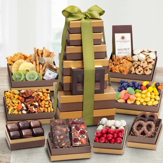 Enjoy and Share Snacking Deluxe Tower - ATC0450 - A Gift Inside